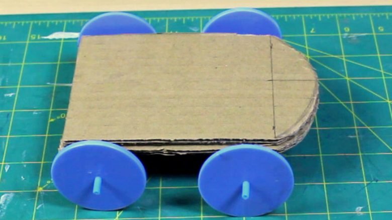 How to make air propeller car | STEAM science project - DIY Science ...