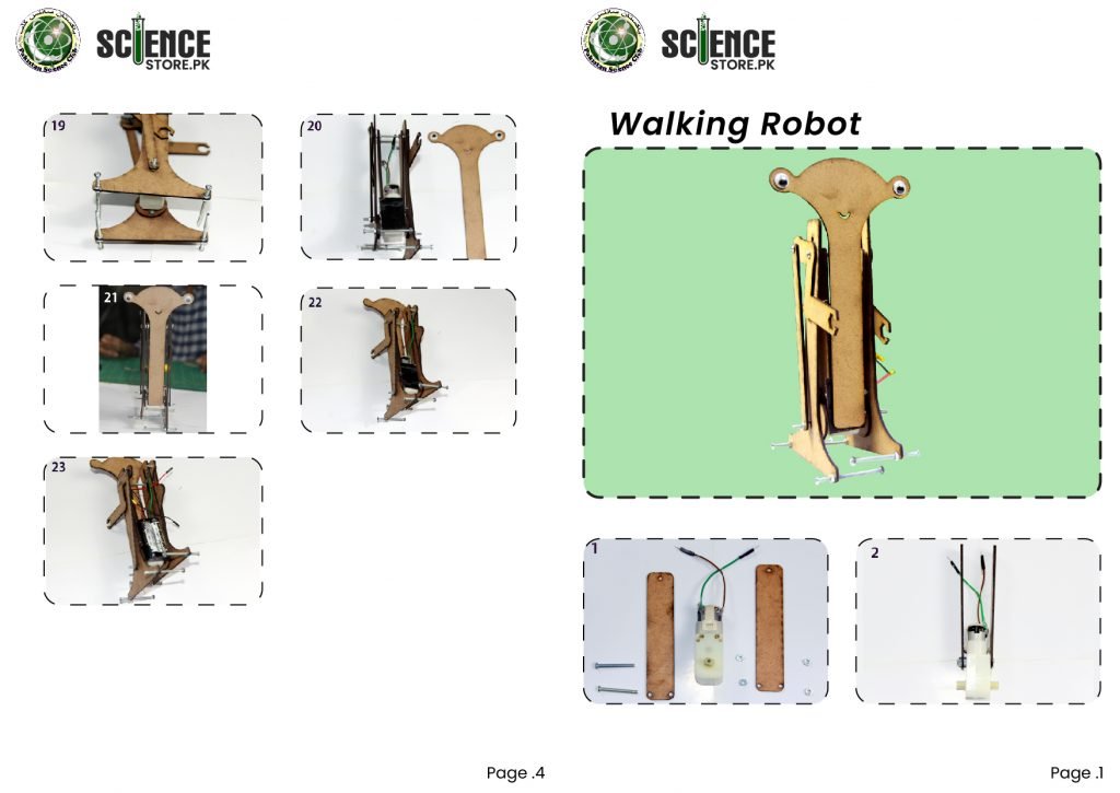 Walking Robot Manual - DIY Science Projects