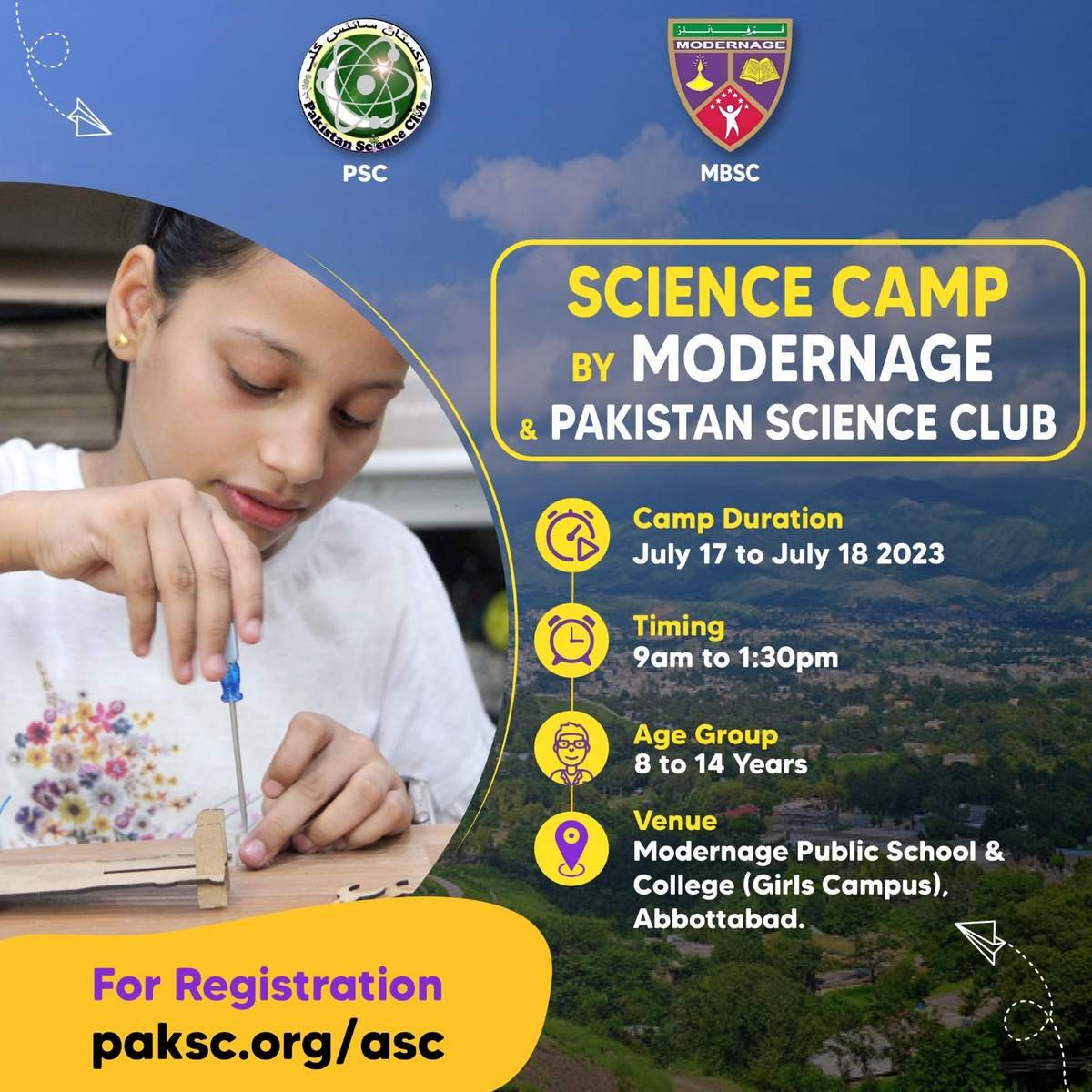 Science Summer Camp 2024 in Karachi and Islamabad By Pakistan Science Club